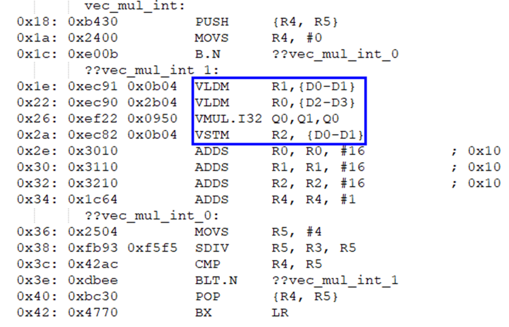 在IAR Embedded Workbench for Arm中使用Arm Cortex-R52 NEON